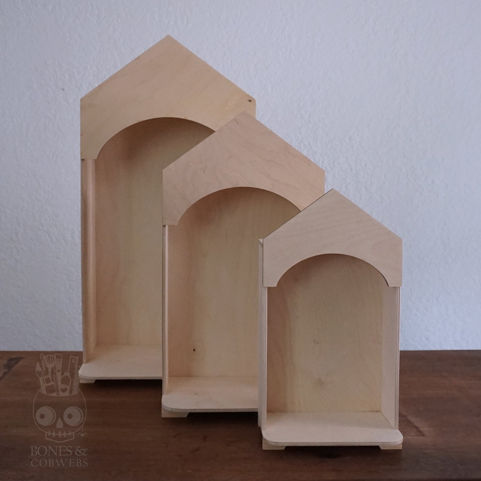 Santos Nicho Grander Shrine 3 Sizes – Bones & Cobwebs